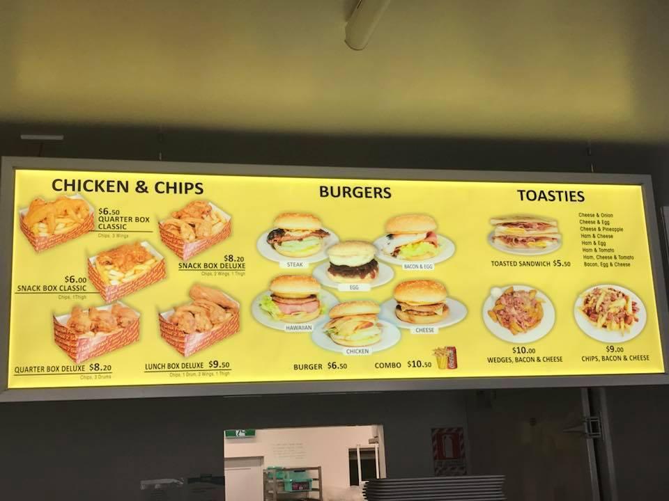 Menu at Chelsea Bakery And Roasts, Lower Hutt