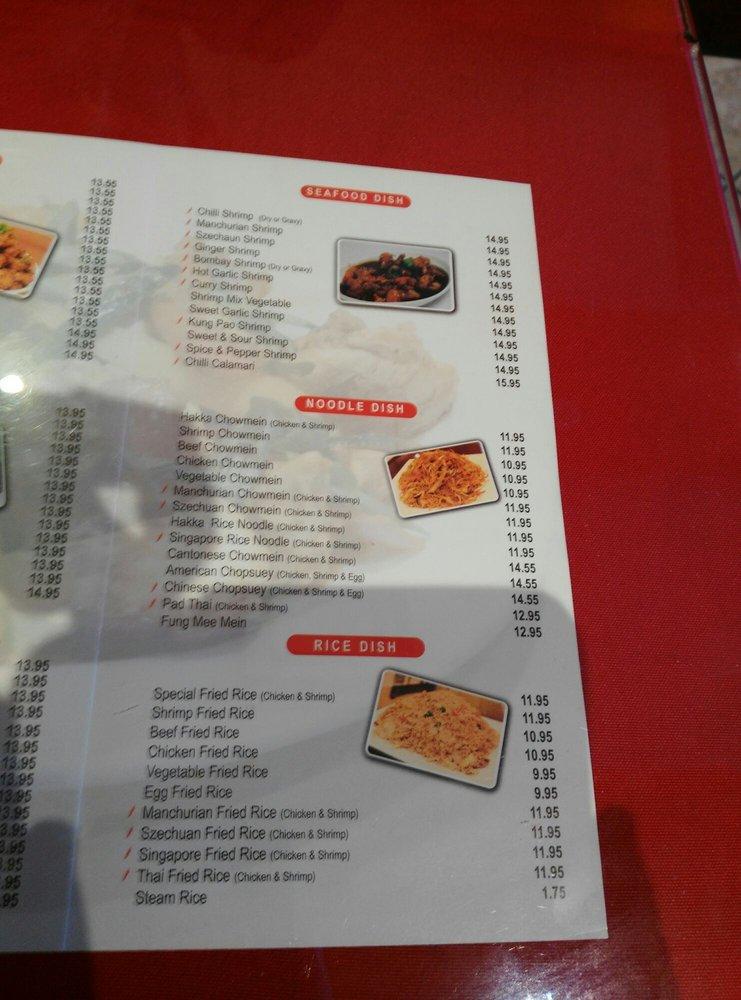 Menu at Chilli Chicken House restaurant, Mississauga, Creditview Rd #25