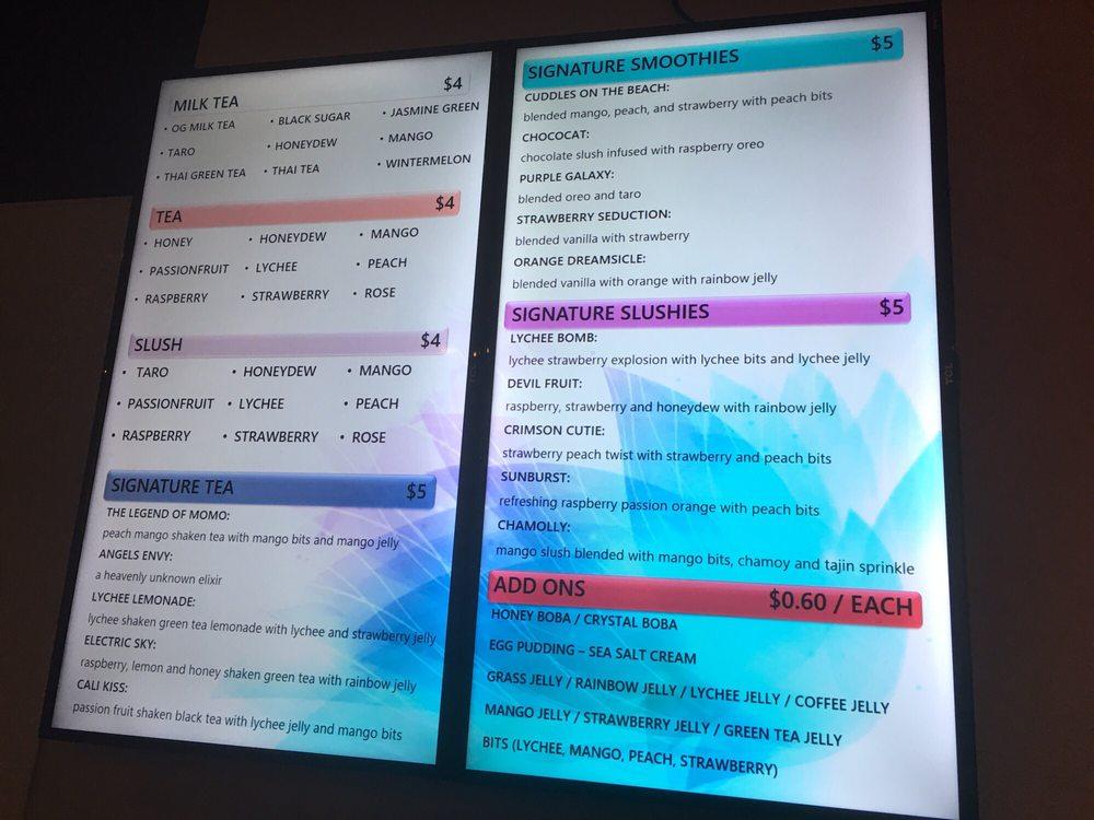 Menu at BobaLust pub & bar, Tukwila