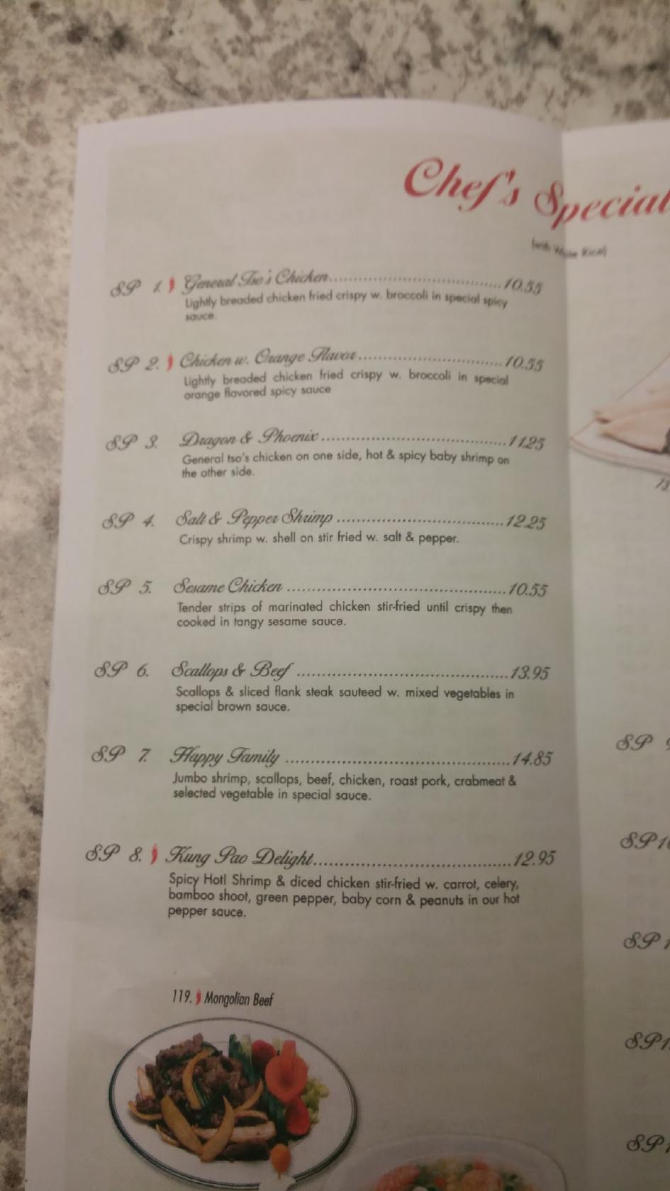 Menu at China Queen restaurant, West Palm Beach, 940 S Military Trail