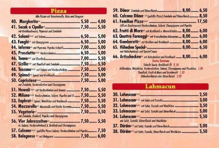 Menu at Grill Promenade Bad Münstereifel restaurant, Bad Münstereifel