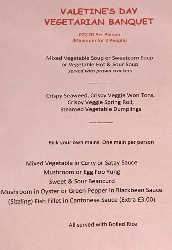 Menu at China Star restaurant, Prescot