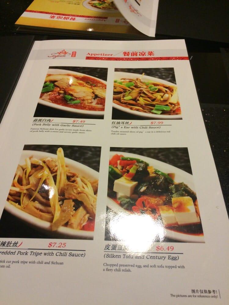 Menu at Joy Luck Chinese Buffet restaurant, Brentwood