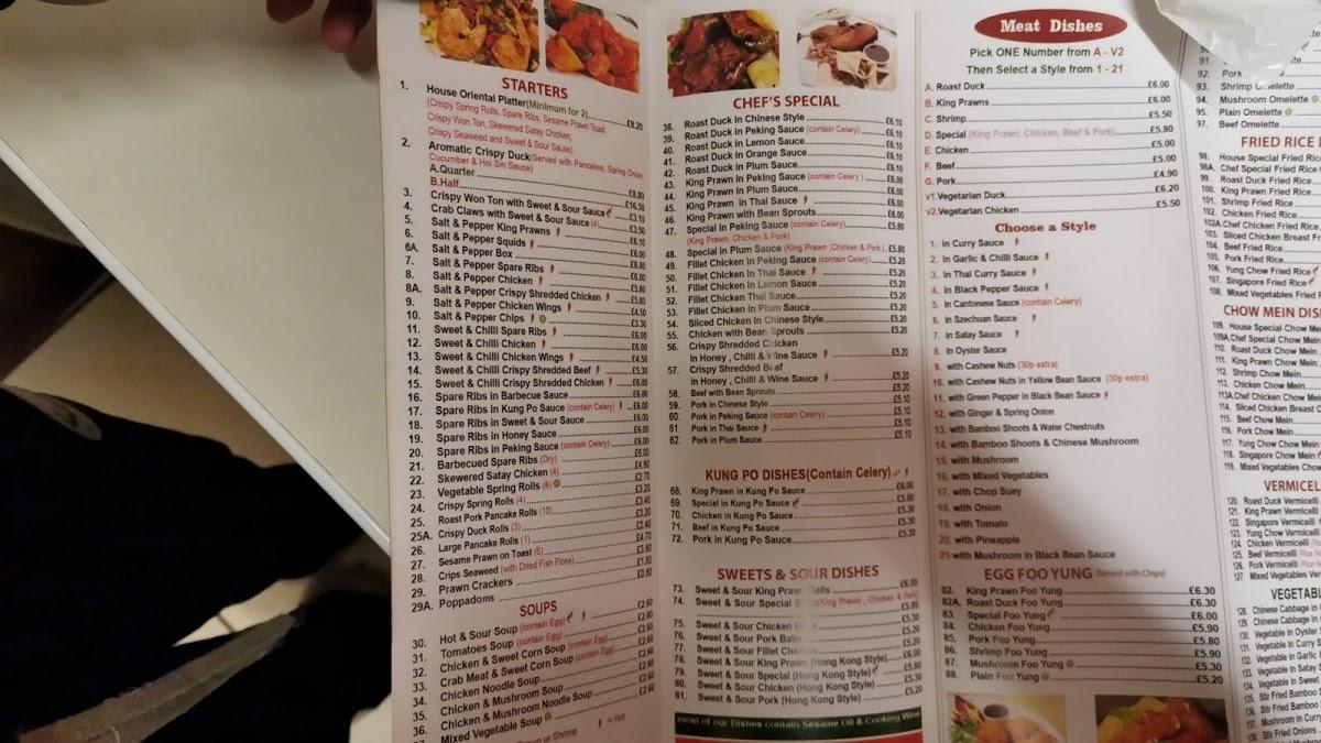 Menu at Town Gate fast food, Abergavenny