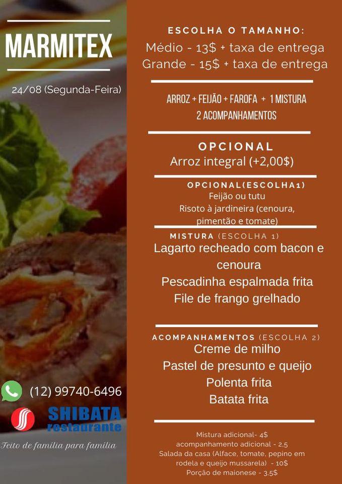 Menu at Shibata Supermercados - Taubaté (Jd. Maria Augusta) steakhouse ...