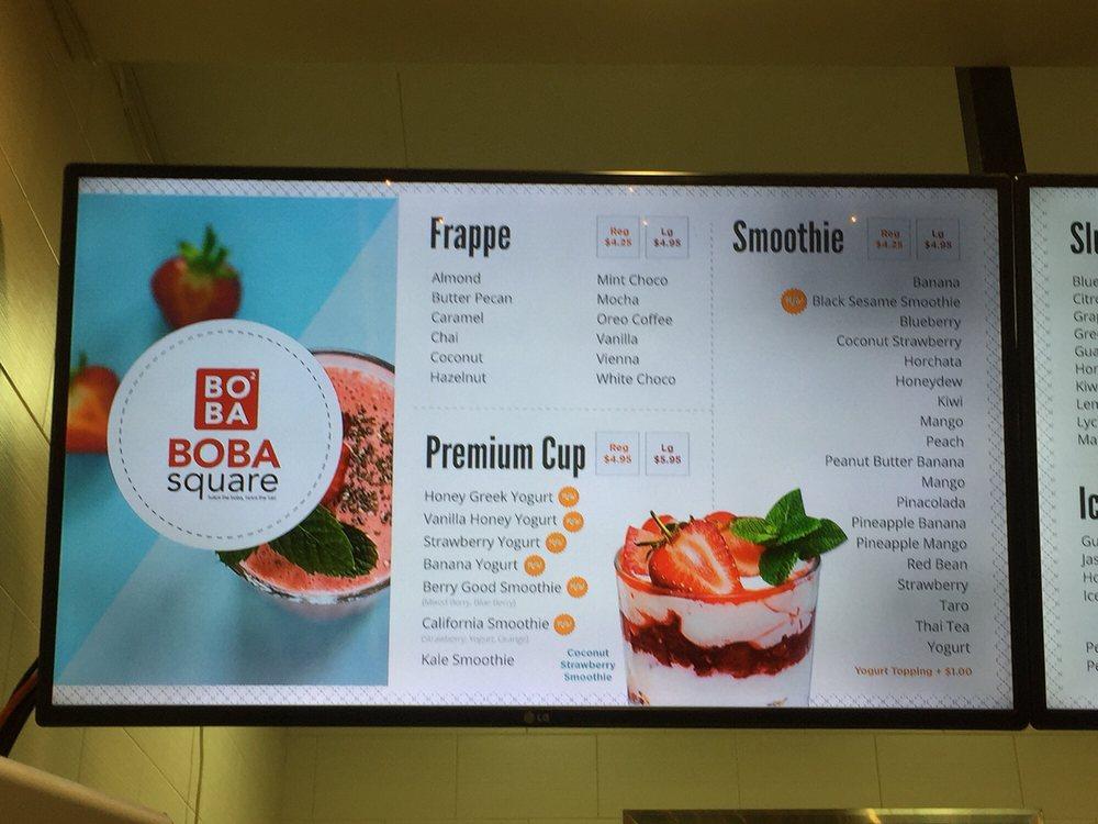 Menu at Super Boba pub & bar, Tustin, Park Ave