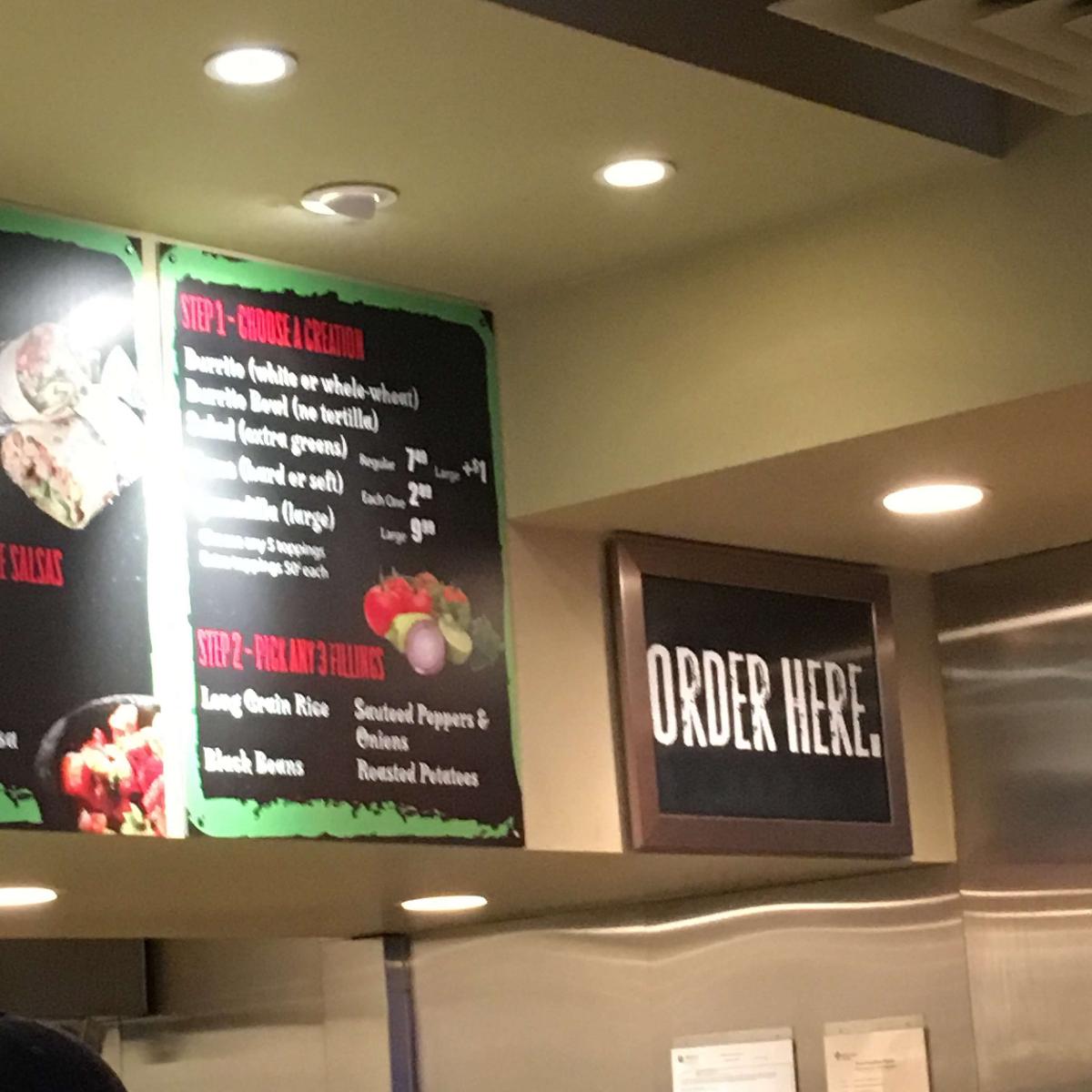 Menu at Burrito Libre restaurant, Sherwood Park, Sherwood Dr