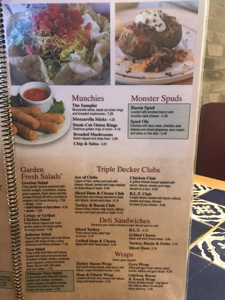 Menu at Hometown Family Restaurant, Greentown