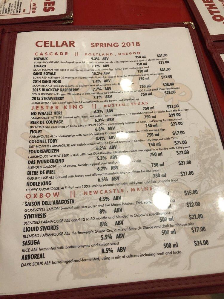Menu at The Highroller Lobster Co. pub & bar, Portland