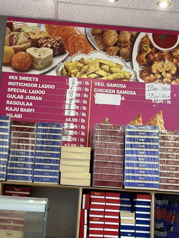 Menu at Bismillah Sweets restaurant, Mississauga