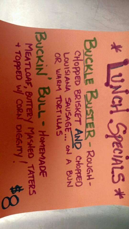 Menu at Bad Girl BBQ, Rockdale
