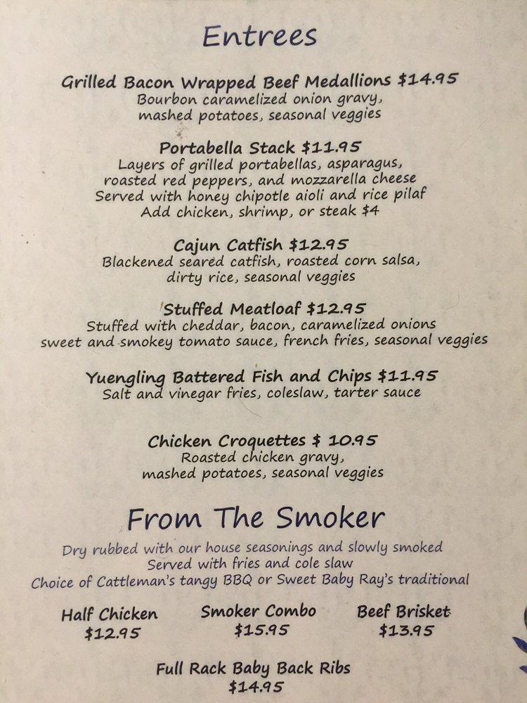 Menu at Mueller's General Store and Kitchen restaurant, Easton