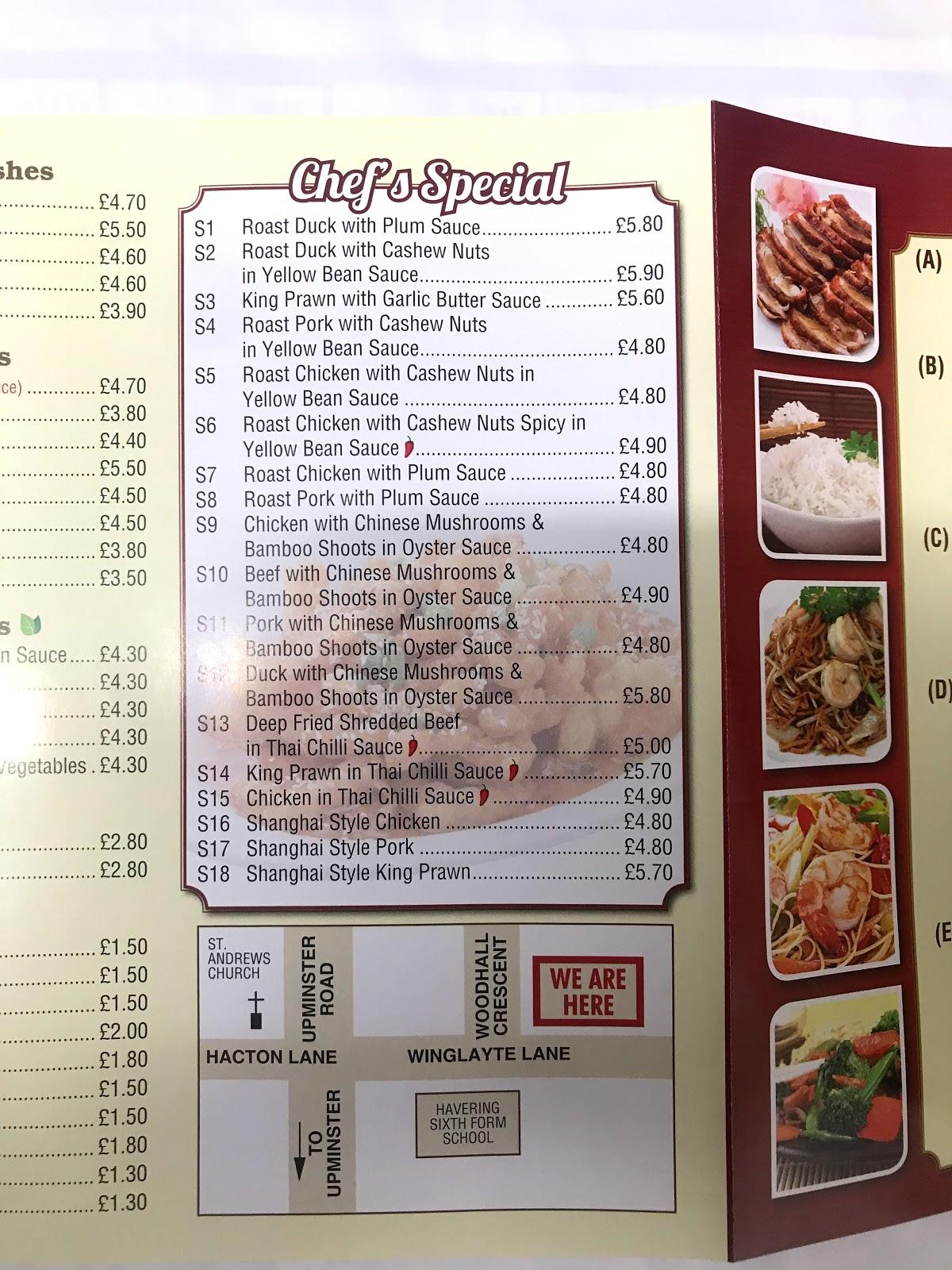 Menu at New Plentiful fast food, Hornchurch