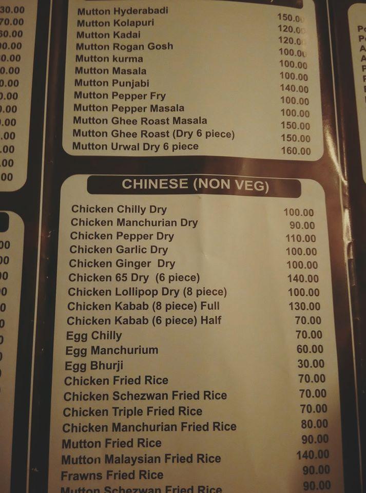 Menu at Dr. Food Bank, Konaje