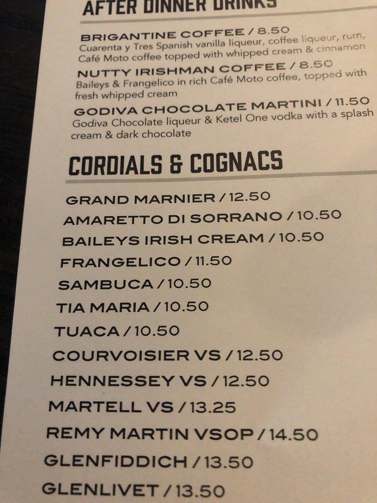 Menu at Brigantine Seafood & Oyster Bar, La Mesa, Fuerte Dr