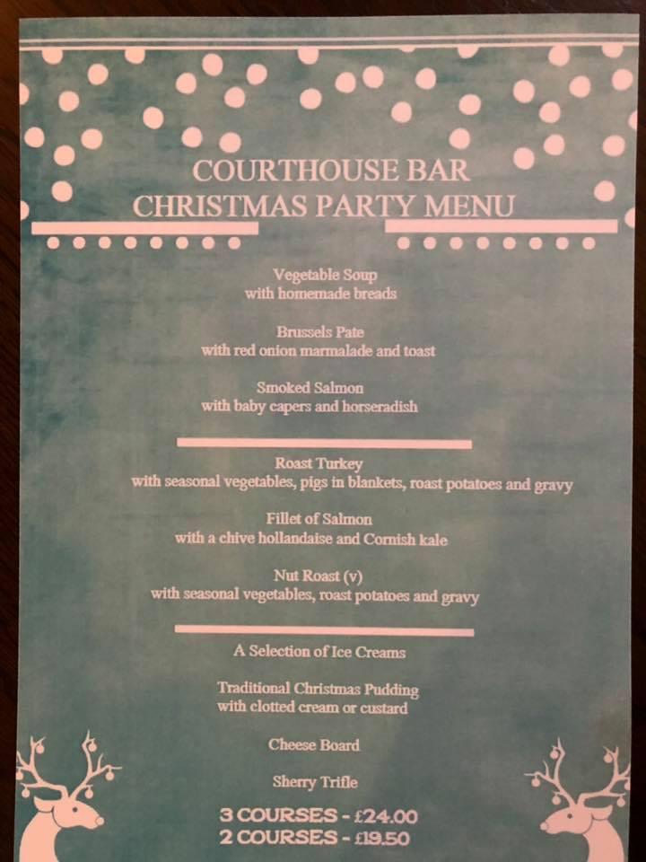 Menu at The Lifton Courthouse pub & bar, Lifton