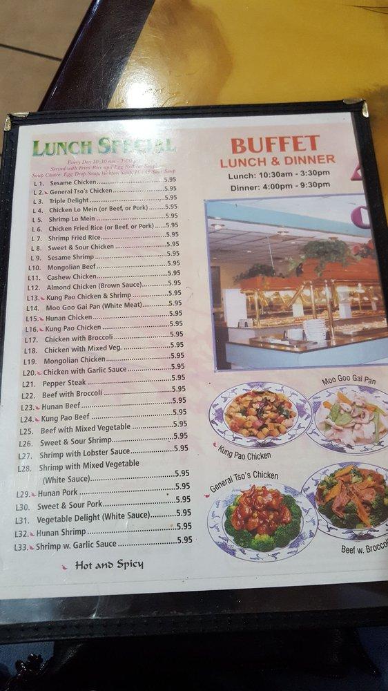 Menu at China Stix restaurant, Springville