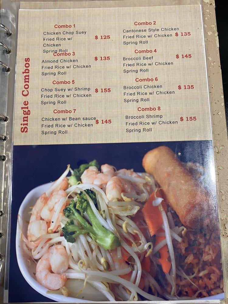 Menu at Chino 168 restaurant, Cabo San Lucas