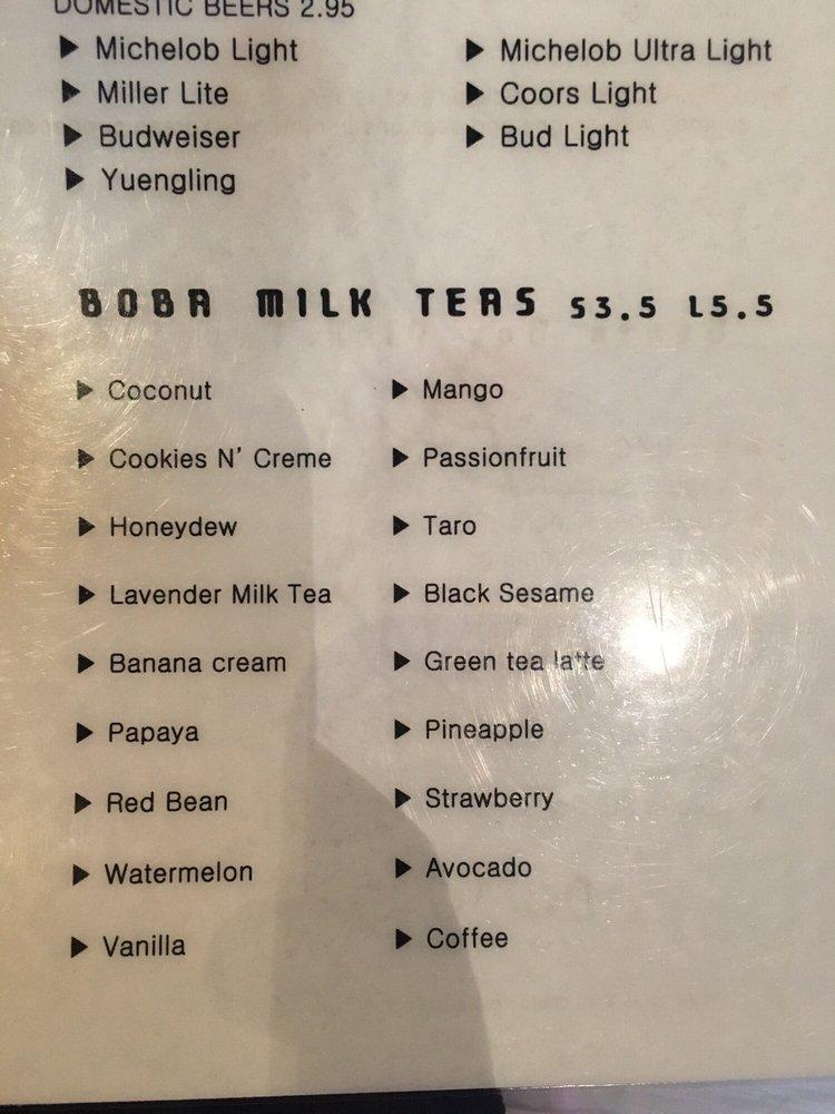 Menu at Domo Café restaurant, Fort Walton Beach, Hurlburt Rd