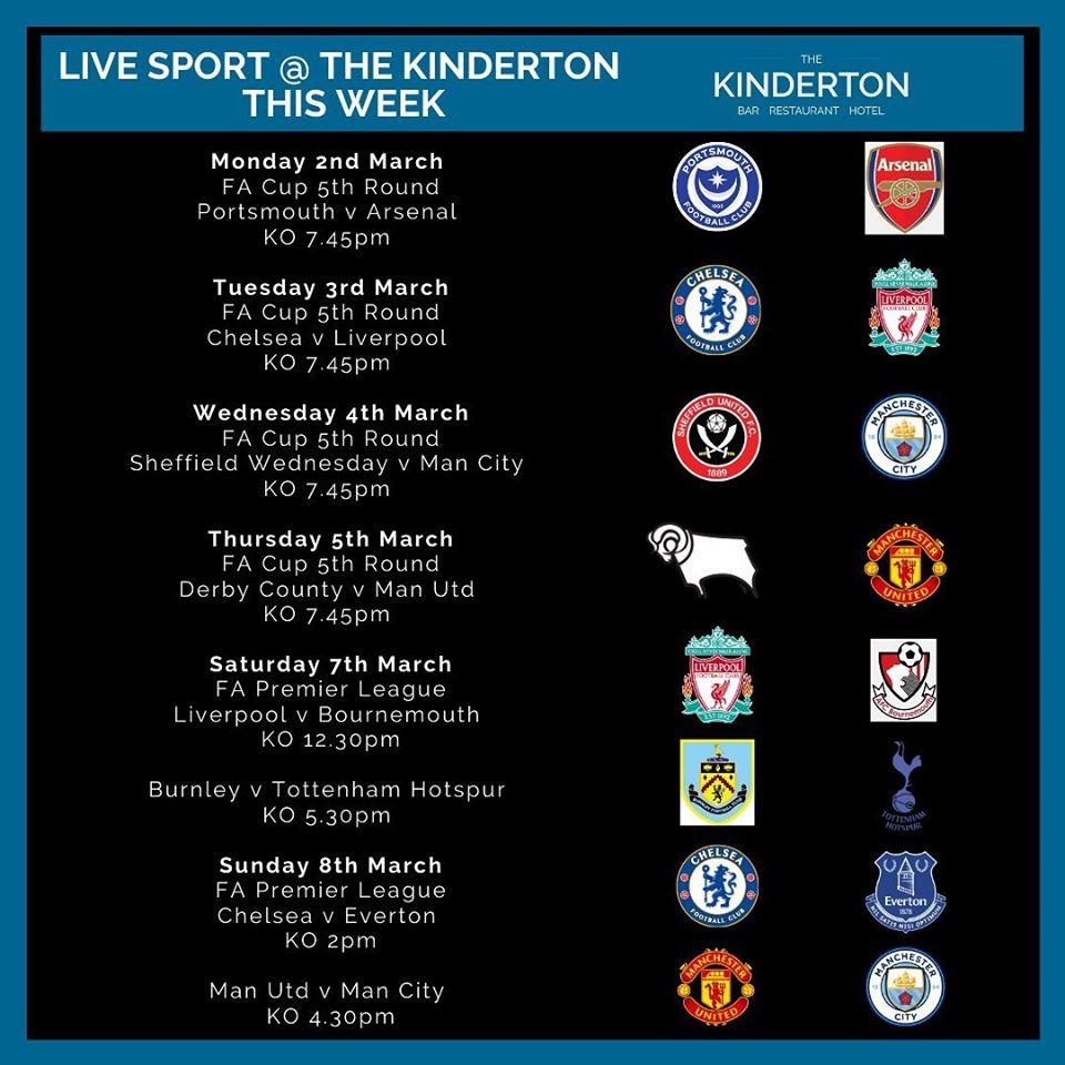 Menu at The Kinderton pub & bar, Middlewich
