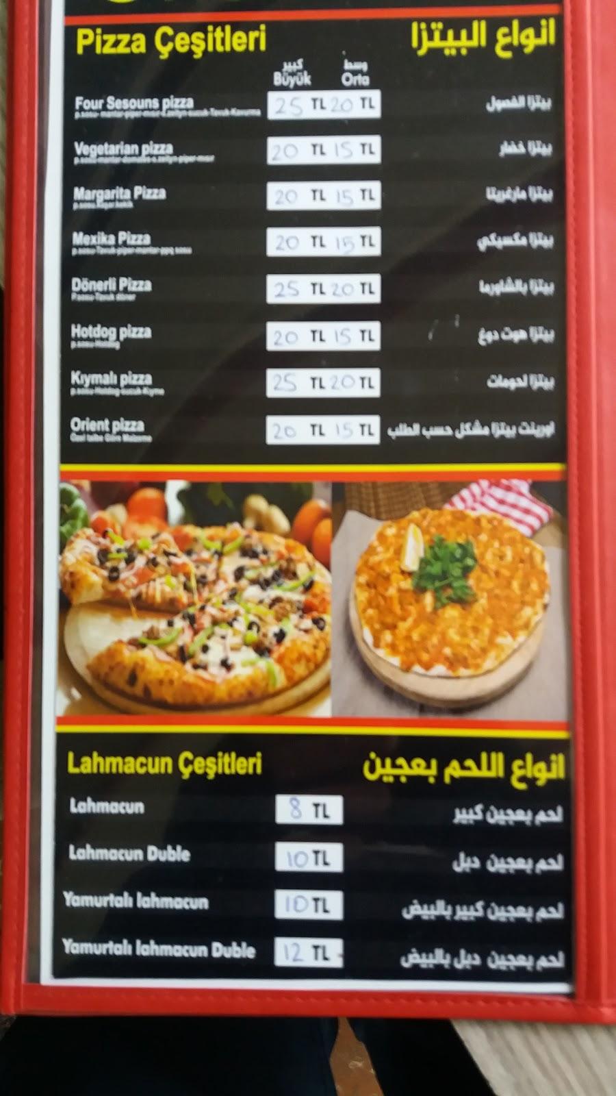 Menu at Orient Cafe, Istanbul, Şht. Pilot Mahmut Nedim Sokağı No:6