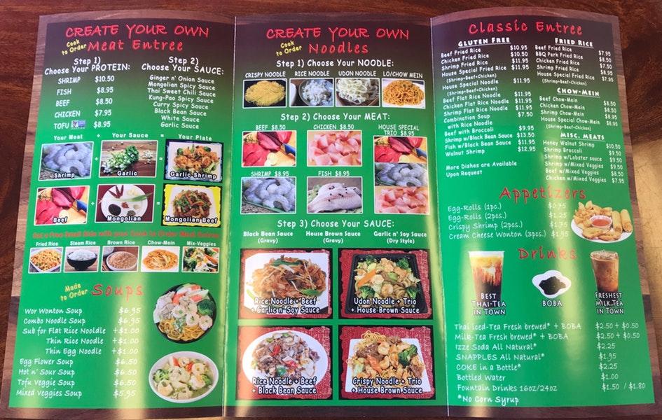 Menu at Shi Foo restaurant, Chino Hills, Los Serranos Country Club Dr