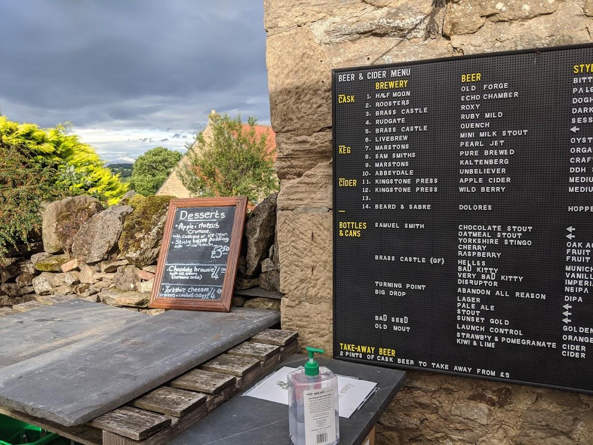 Menu at The George & Dragon pub & bar, Richmond, Hudswell Ln