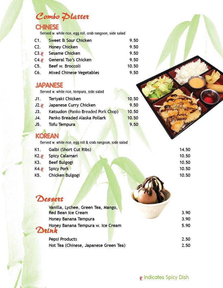 Menu at Orient Restaurant Express, Jonesboro
