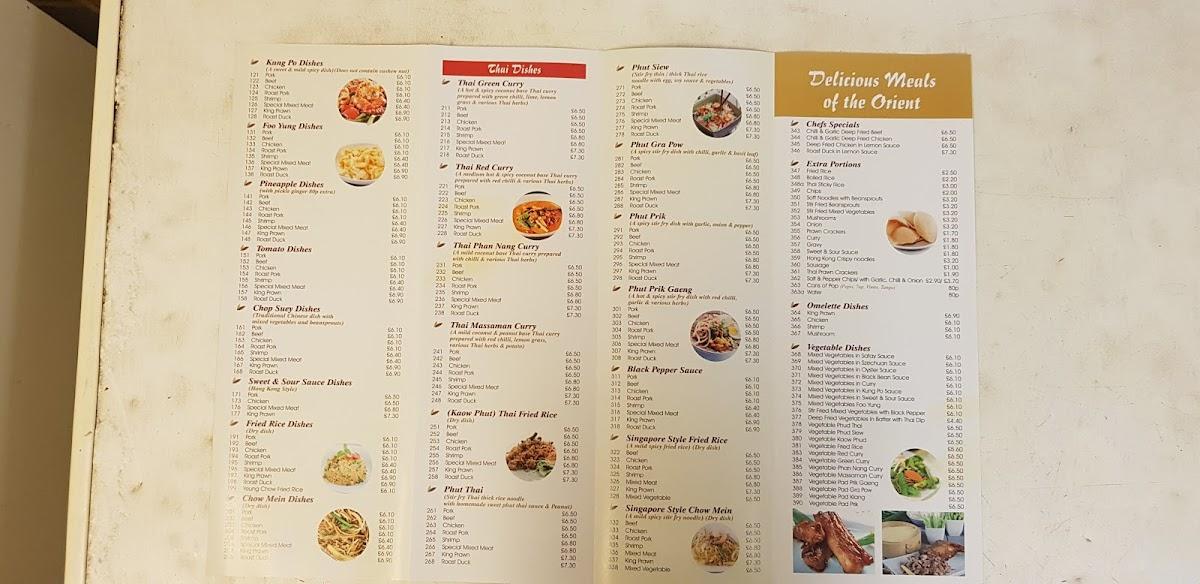 Menu at Little Basil fast food, Cockermouth