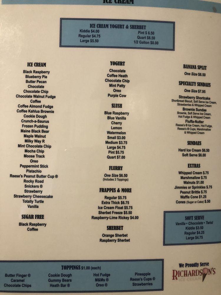Menu at Luigi's - Breakfast, Lunch, Ice Cream: Peabody MA restaurant ...