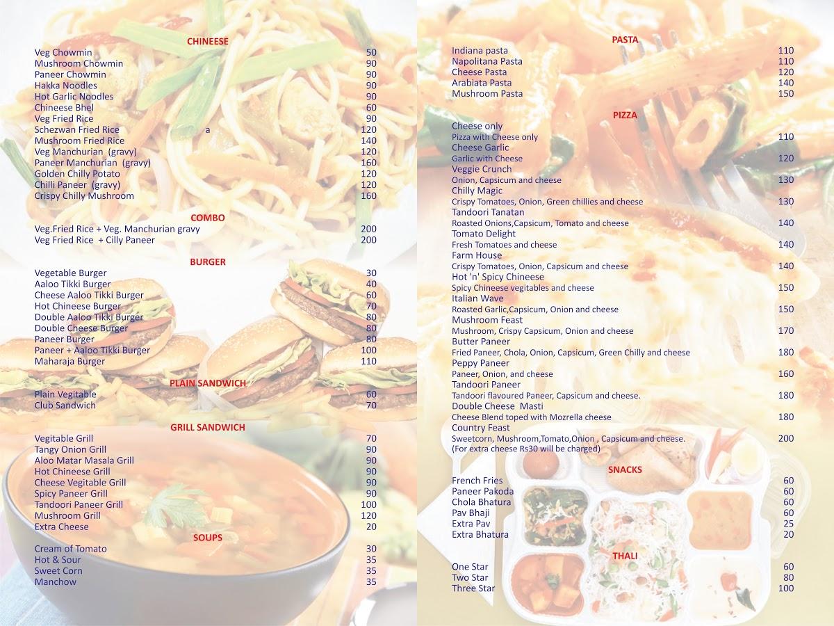 Menu at Sharma Food Court, Ajmer
