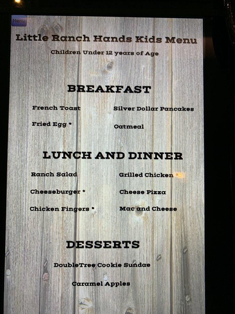 Menu at Chisholm's American Beef & Ale House restaurant, Wichita