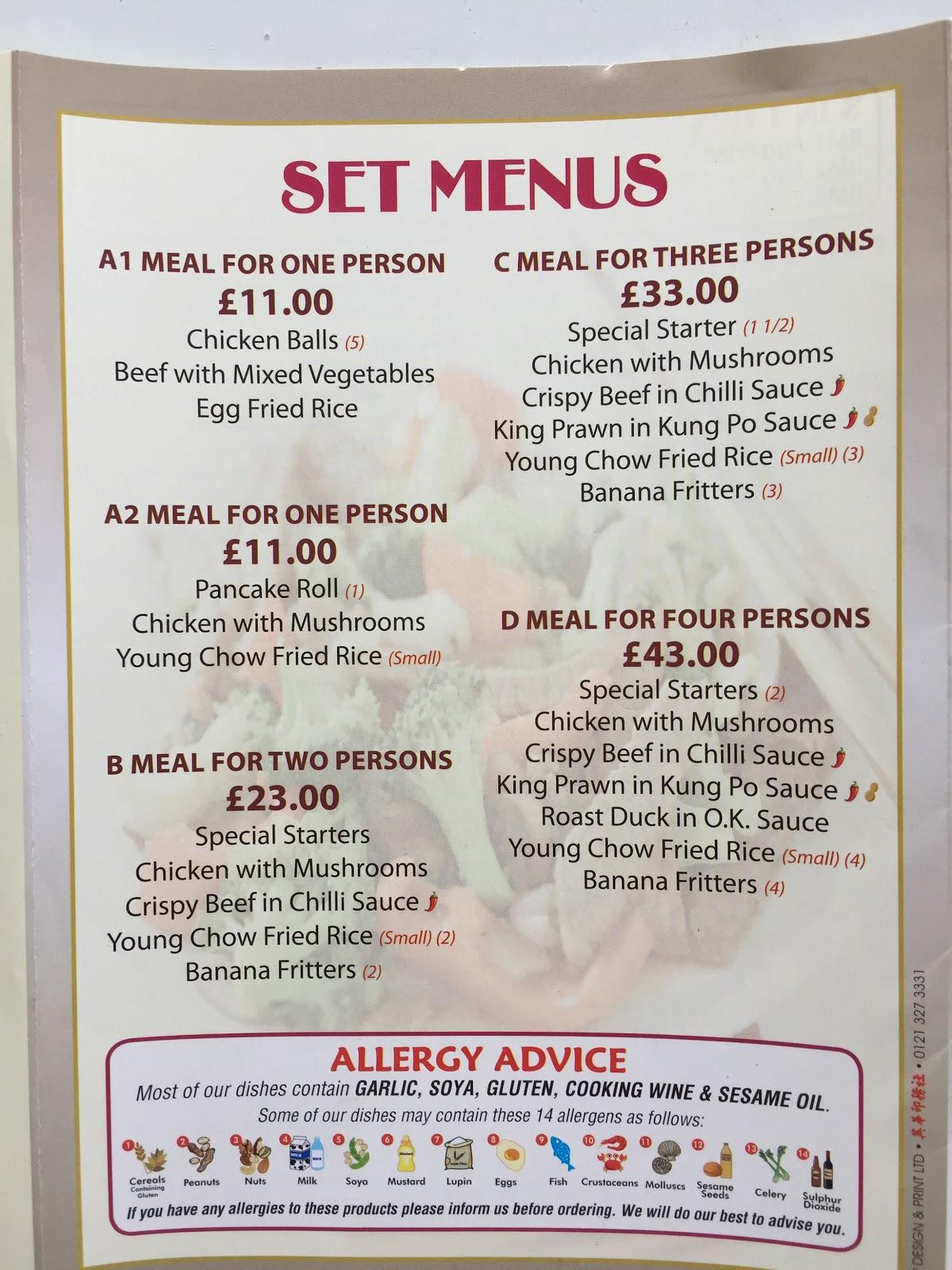 Menu at Lucky Boat fast food, Brixham