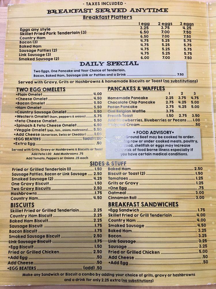 Menu at Duke's Restaurant, Winston-Salem, Country Club Rd