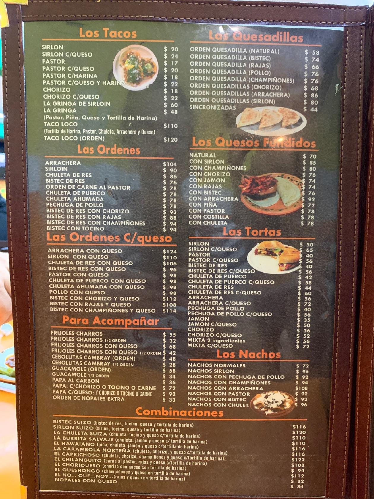 Menu at El Fogon del May y El Fogon Fiesta Jarocha restaurant, Playa ...
