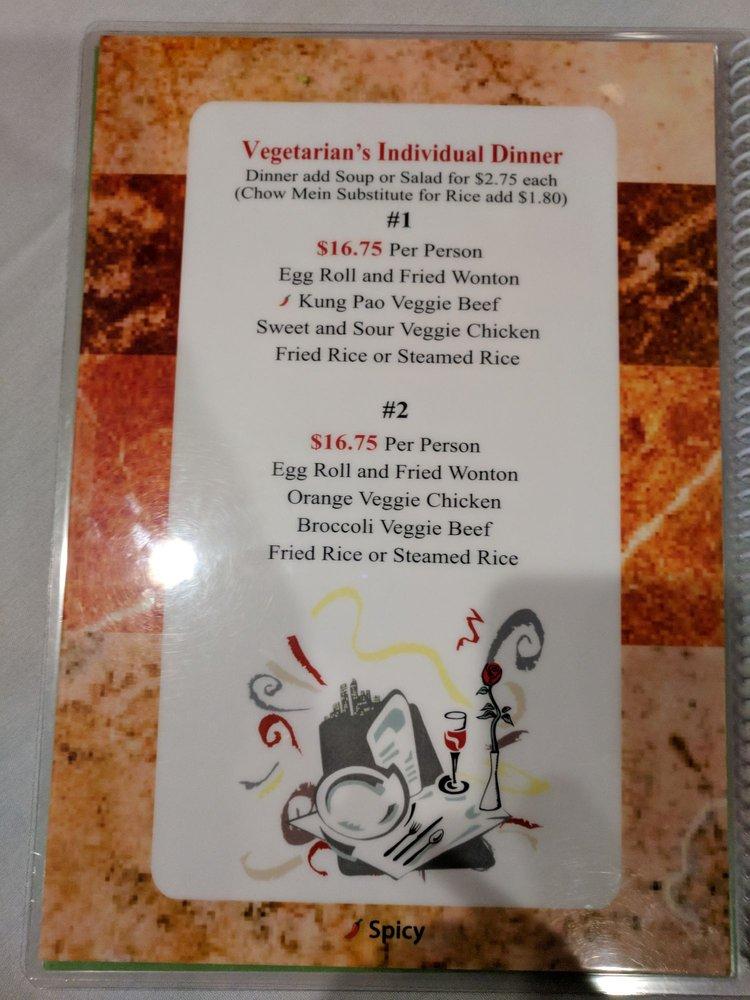 Menu at Chef Ko Chinese Cuisine restaurant, Campbell