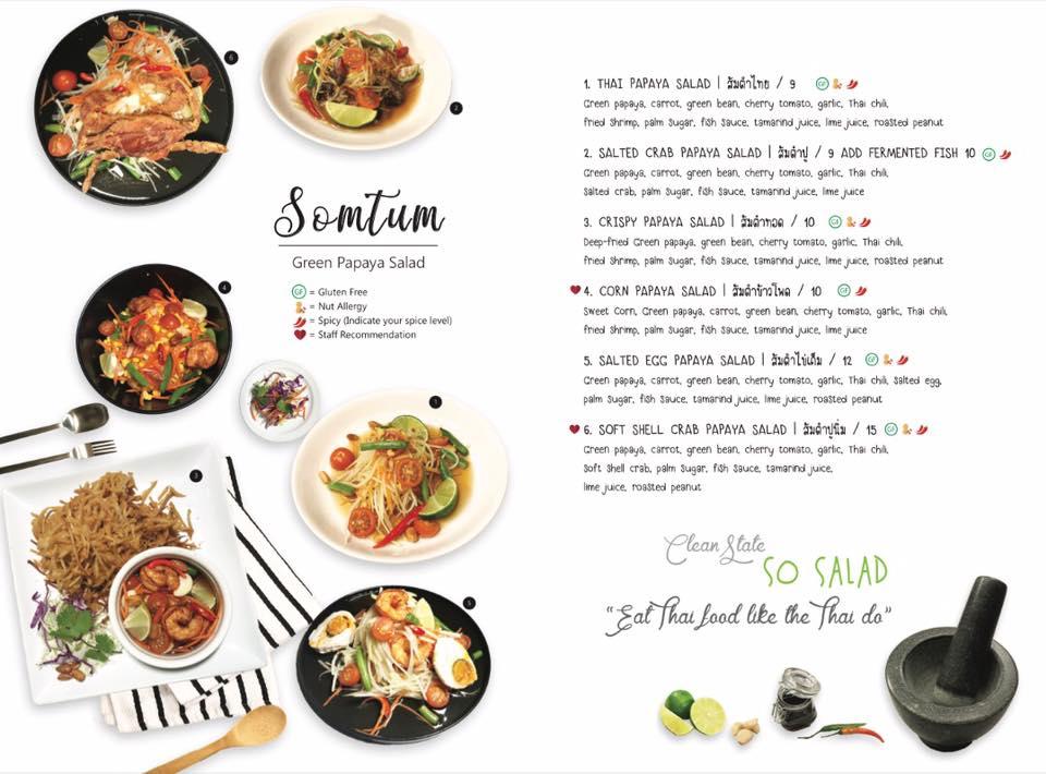 Menu at Hidden Garden Thai Cuisine restaurant, Culver City