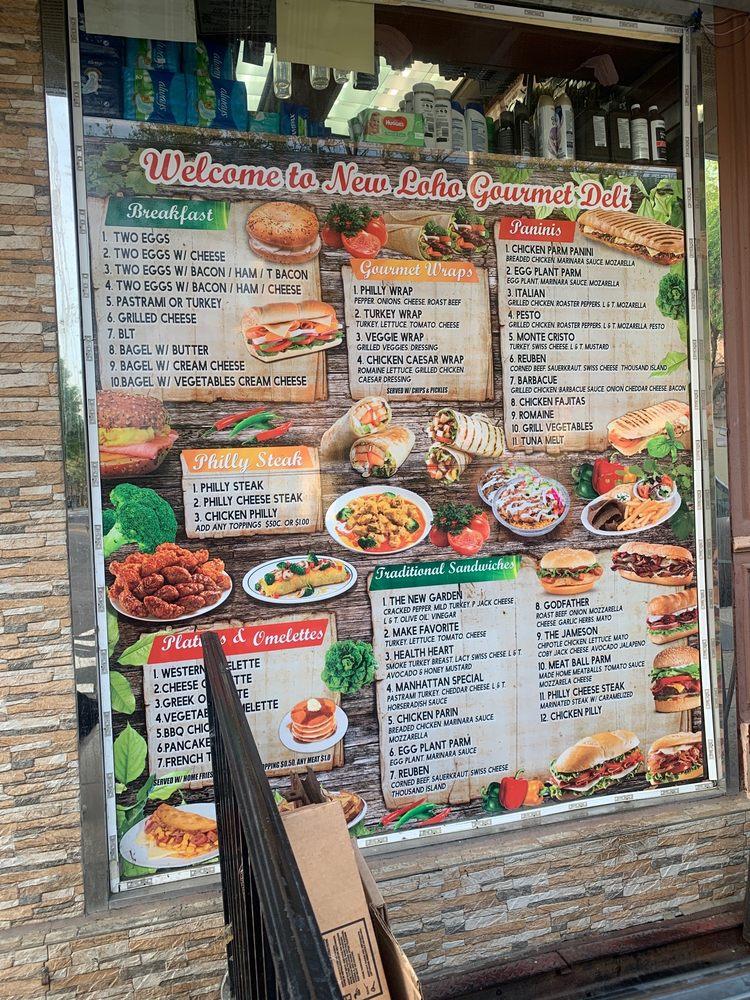 Menu at Loho restaurant, New York City