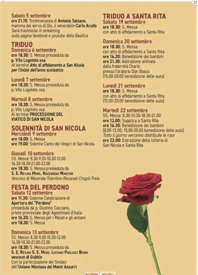 Menu at Pizzeria Piccolo Mondo, Tolentino