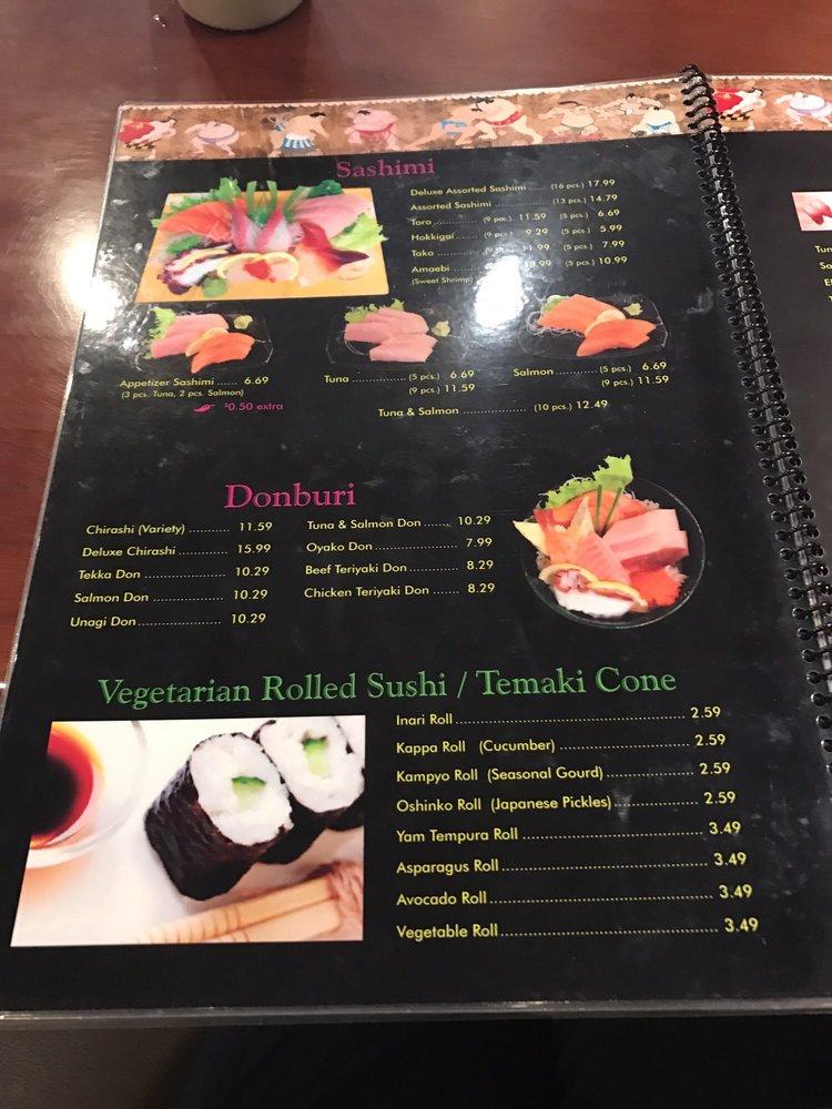 Menu at Yuko Maki restaurant, North Vancouver, Lonsdale Ave