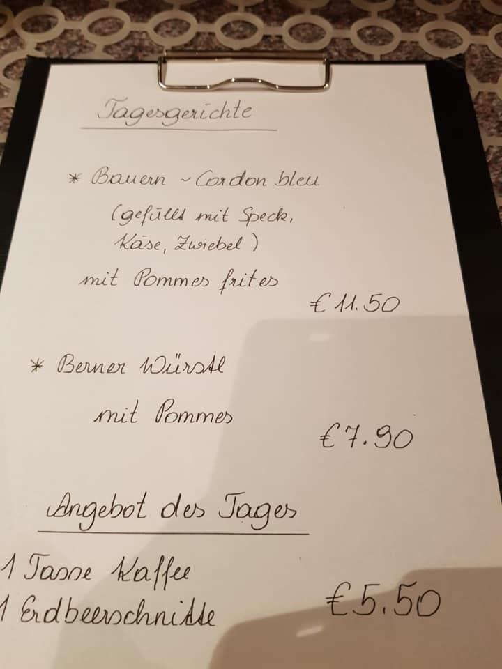 Speisekarte von Gasthaus Zauner restaurant, Mondsee