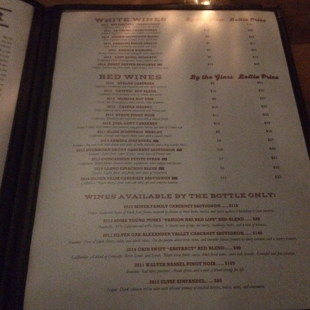 Menu at Taylor County Taphouse pub & bar, Abilene, Catclaw Dr