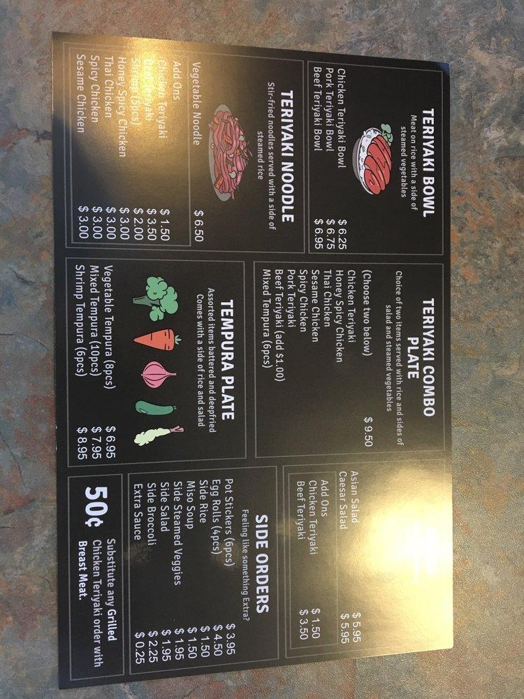 Menu at Teriyaki Time BBQ, Sacramento, Natomas Blvd #140