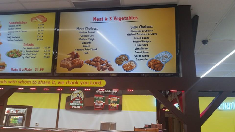 Menu at Chappy's Chicken at the 4way, Seneca