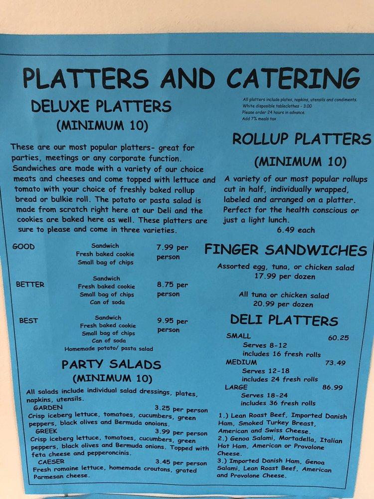 Menu at Wood Road Deli restaurant, Braintree, 150 Wood Rd