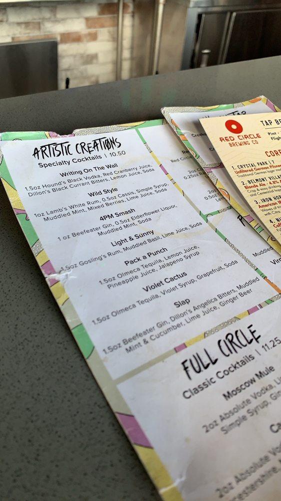 Menu at Graffiti Market pub & bar, Kitchener