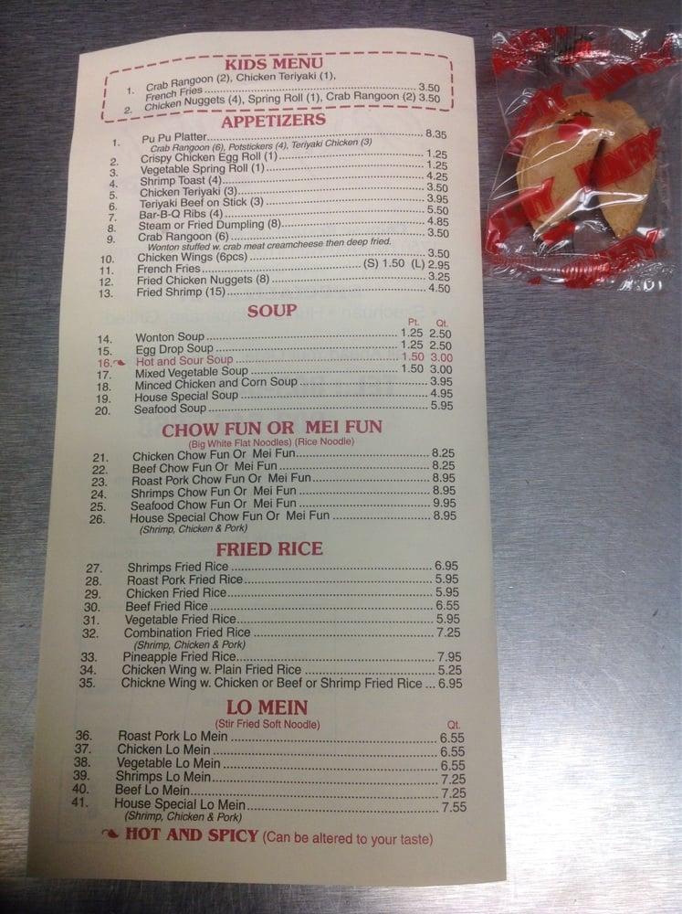 Menu at Big Wok Fort Mill restaurant, Fort Mill
