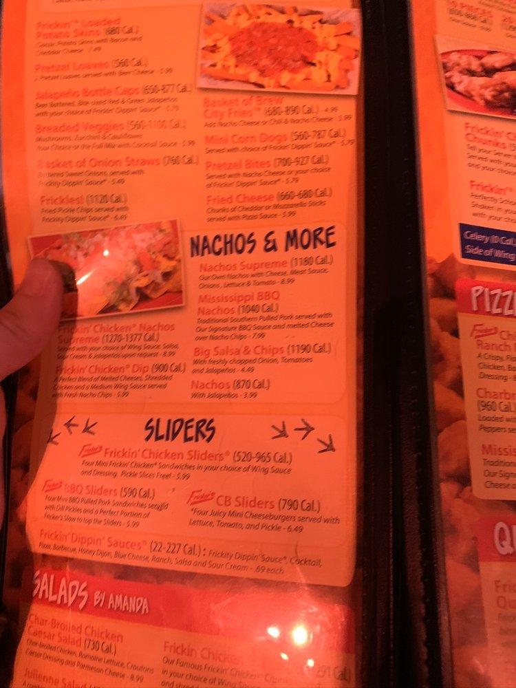 Menu at Fricker's pub & bar, Van Wert, 735 Fox Rd