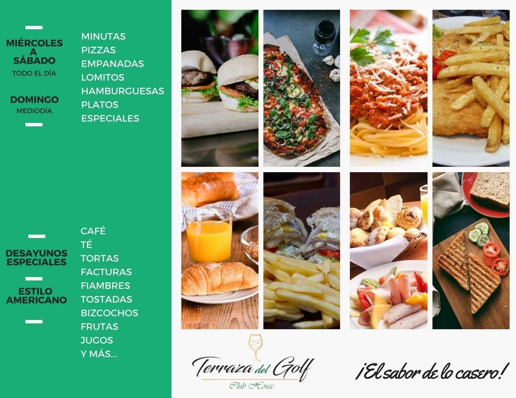 Menu at Terraza Del Golf cafe, Villa María, Barberis Esq. Mascardi