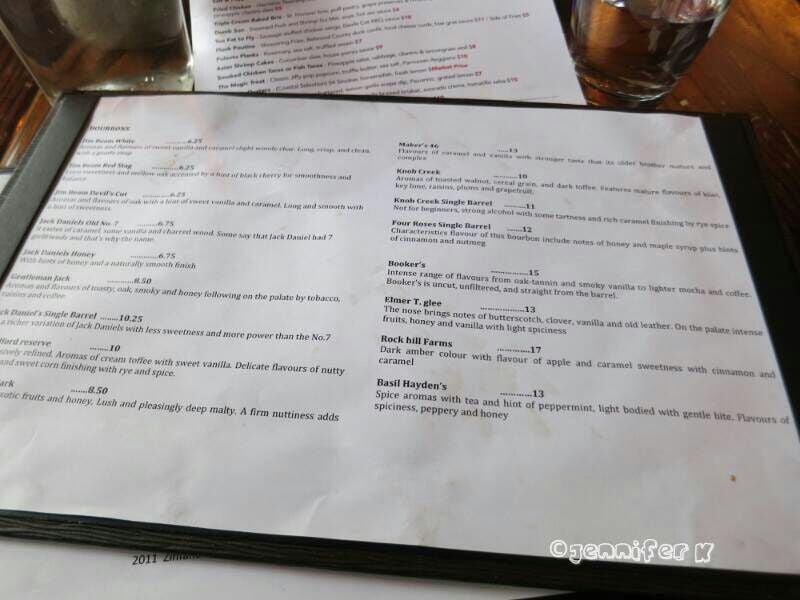 Menu at Plank Restobar, Oakville